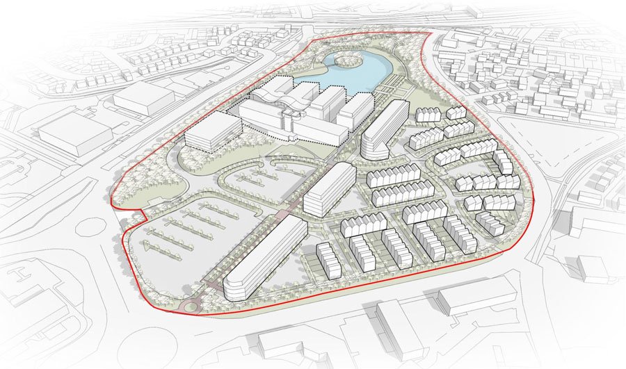 Aviva Centre site and neighbouring retail park could be redeveloped for ...